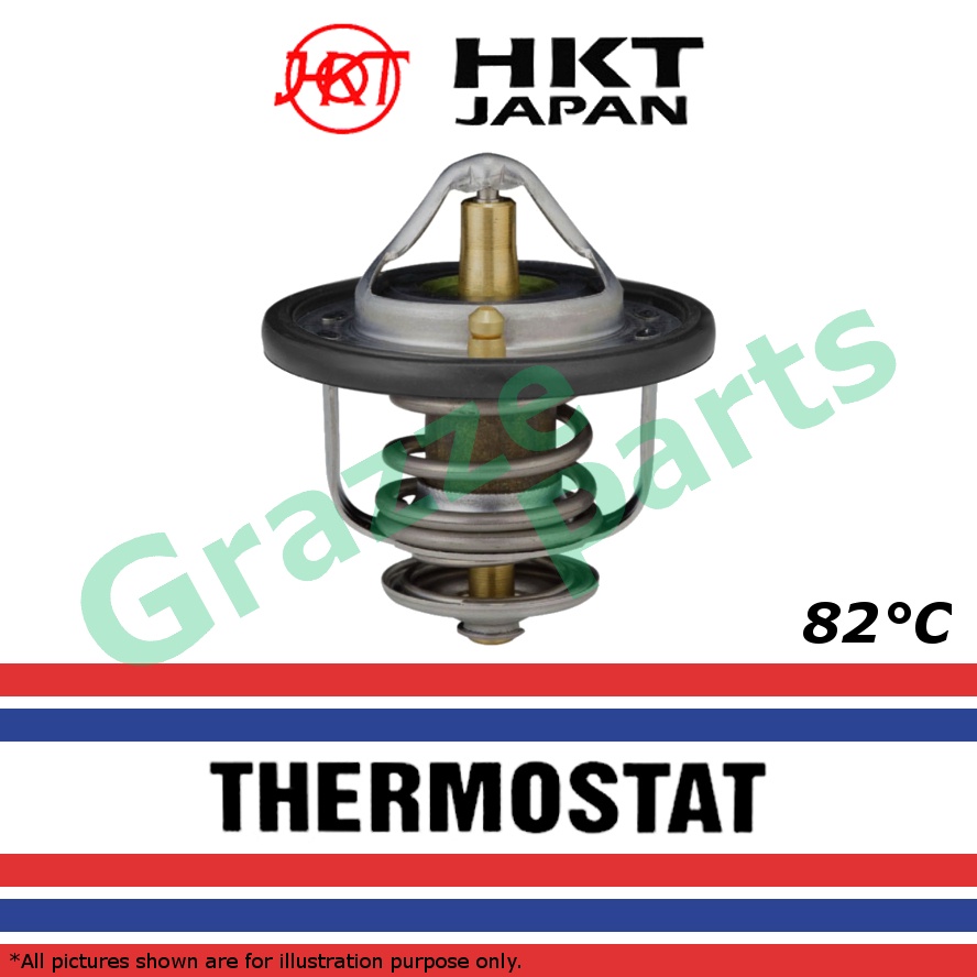 HKT 100% Made In Japan Radiator Coolant Thermostat ZB54BN-82P for ...