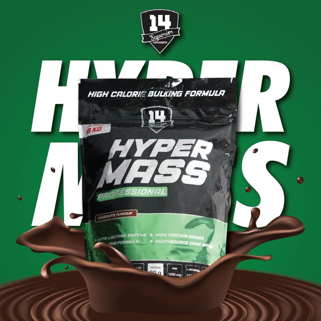 NEW Superior14 Hyper Mass Profesional Lean Mass Gainer 8KG | Shopee Malaysia