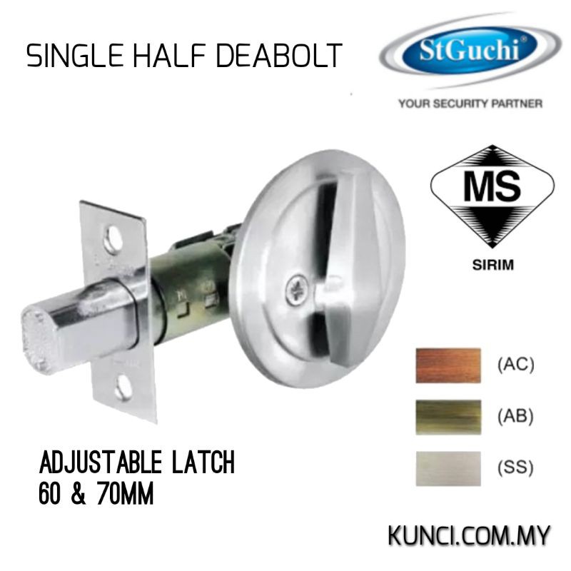ORIGINAL ST GUCHI HALF DEADBOLT LOCK D264 sn | Shopee Malaysia