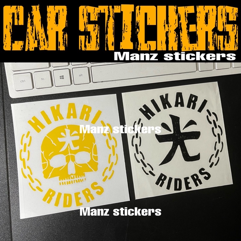 [24 HOURS SHIP ] STIKER KERETA HIKARI RAIDERS / CAR STICKER HIKARI ...