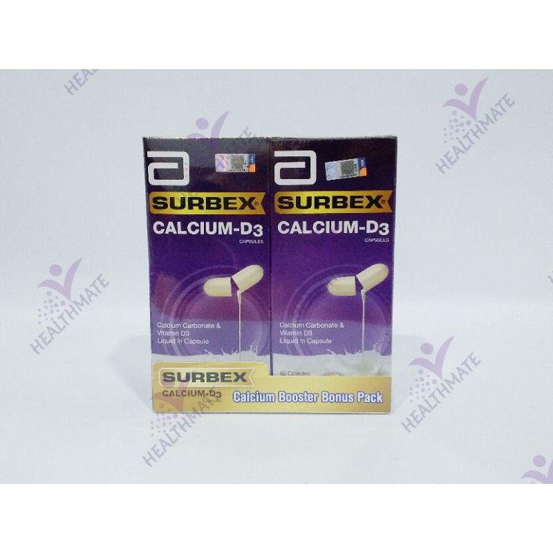 Abbott Surbex Calcium-D3 Capsules (2 x 60's) | Shopee Malaysia