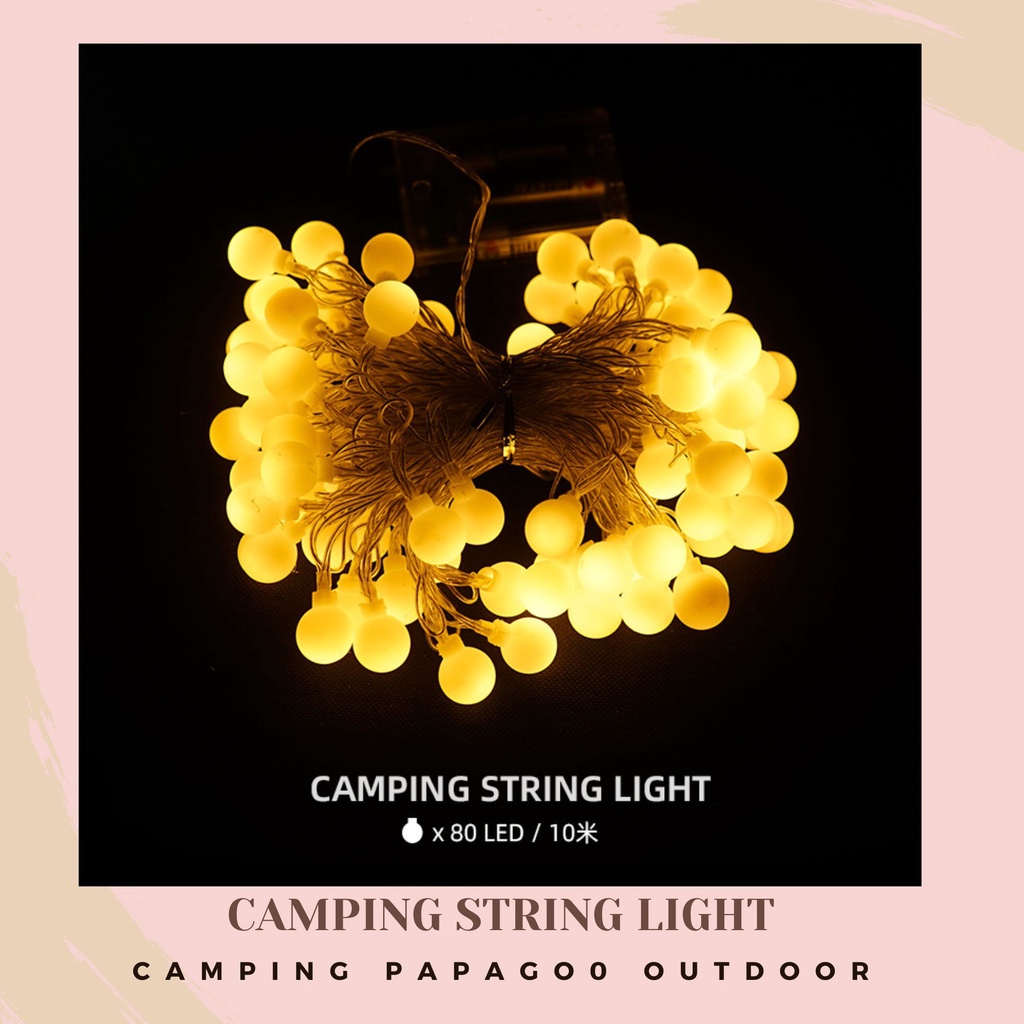 10M Camping Light String LED Camp Light | Shopee Malaysia