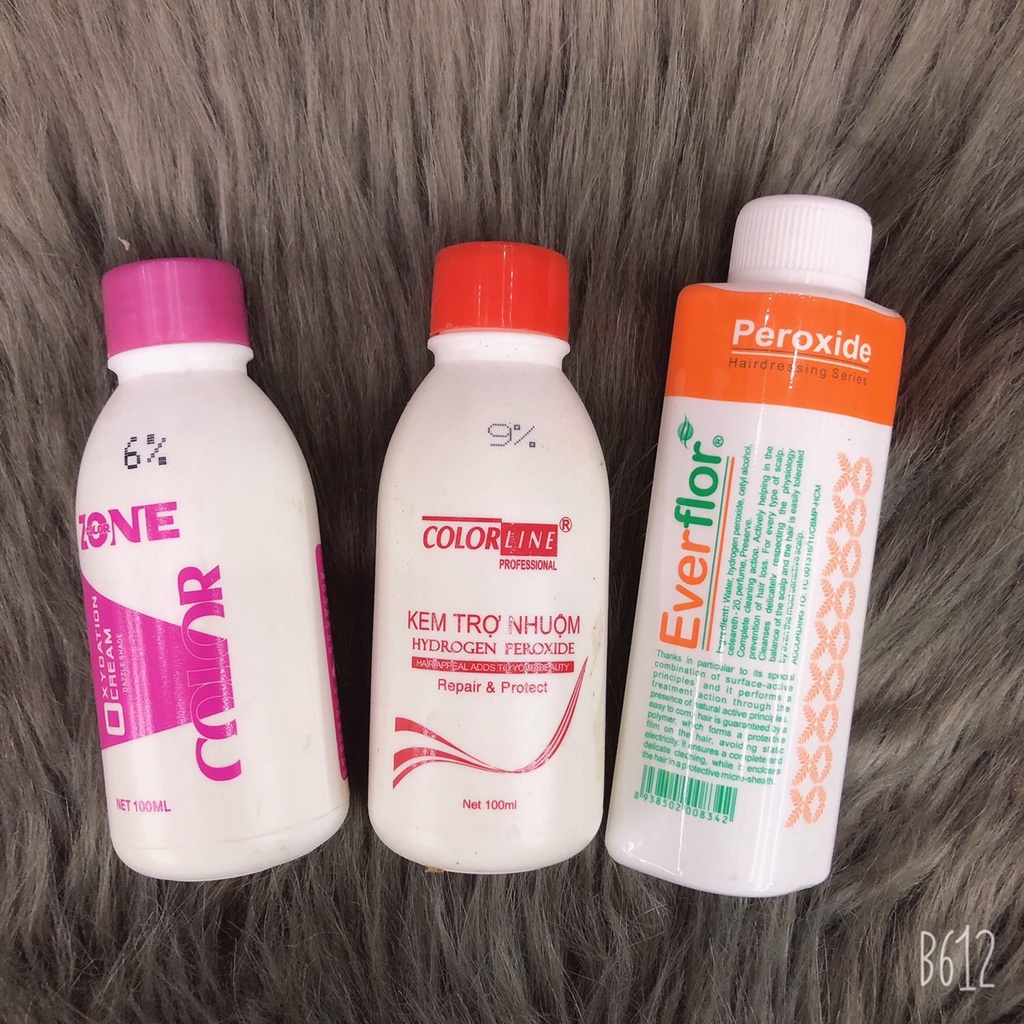 OXY Oxygen dye aid 6% 9% and 12% for mixing hair dye at home 100ml ...