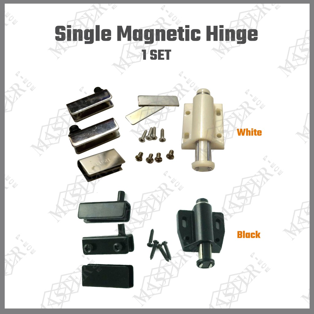 Single Magnetic Hinge (Push-to-open) for Kitchen Cabinet | Shopee Malaysia