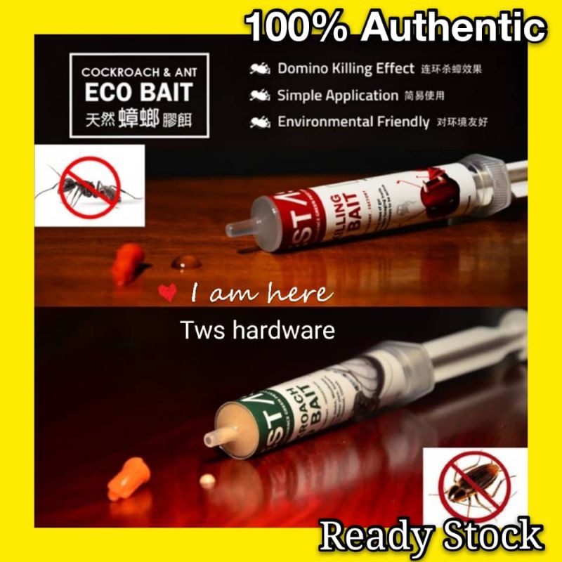 PEST ASIA ECO BAIT Cockroach Killer Ant Killer Ant/Cockroach Eco Gel Bait Ubat Semut Ubat Lipas ...