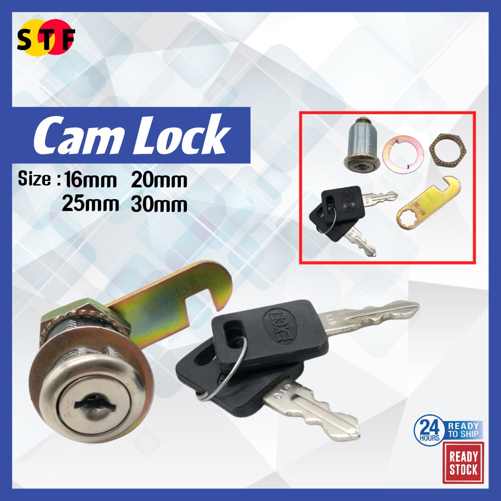 EXCEL 999 Kunci Drawer Kunci Peti Surat Cam Lock 16mm 25mm Cabinet ...