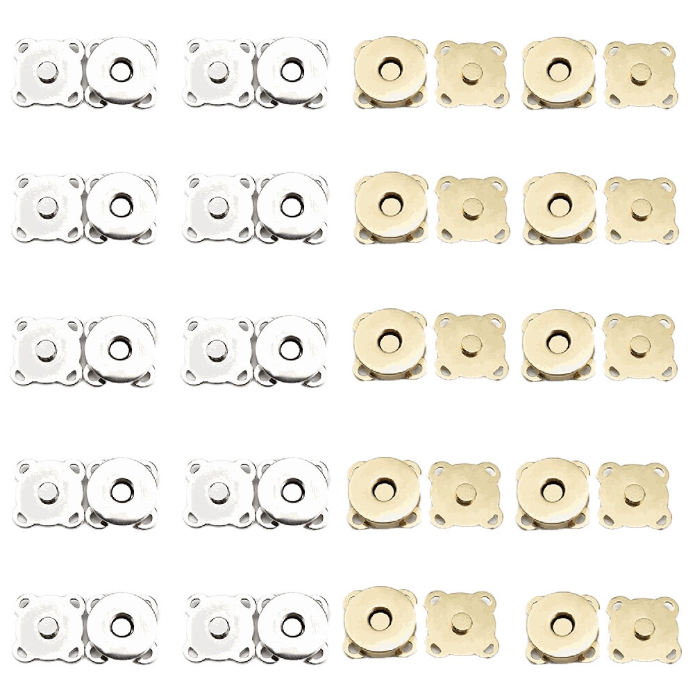 【THREELEAVES】 20 Pieces/set of Magnetic Buckle DIY Magnetic Button ...