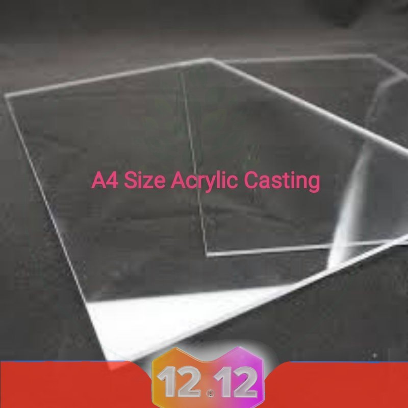 A4 Size Acrylic Clear Casting/Perspex Sheet/Acrylic Board Plexiglass ...