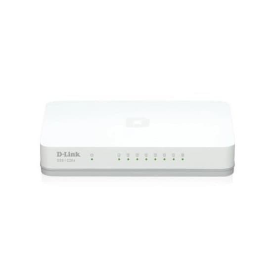 Dlink D-LINK Switch 8-port DGS-1008A 10/100/1000Mbps Gigabit (Plastic ...