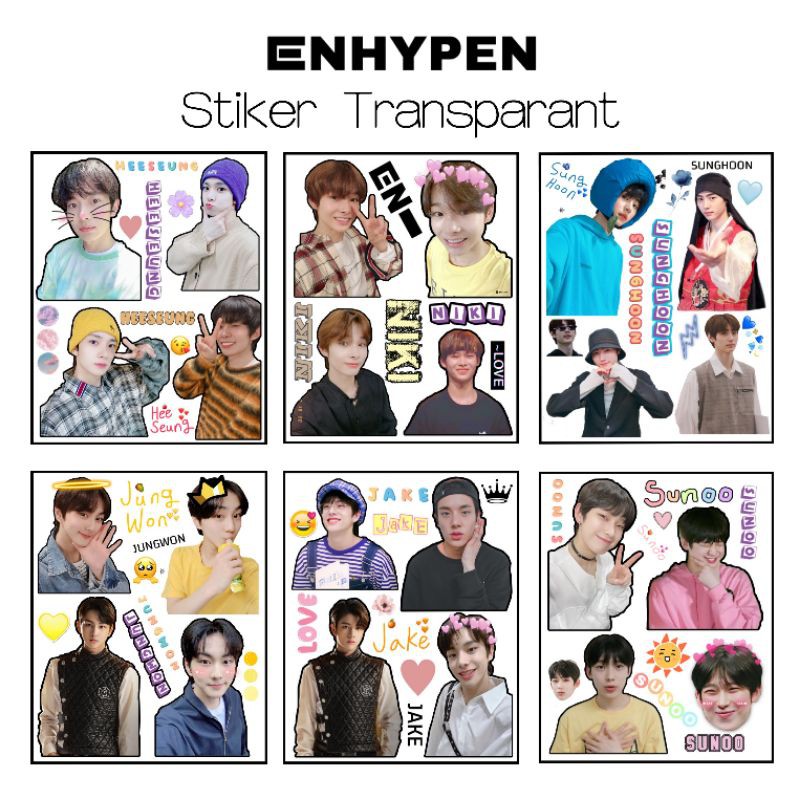 Enhypen Sticker Set | Shopee Malaysia