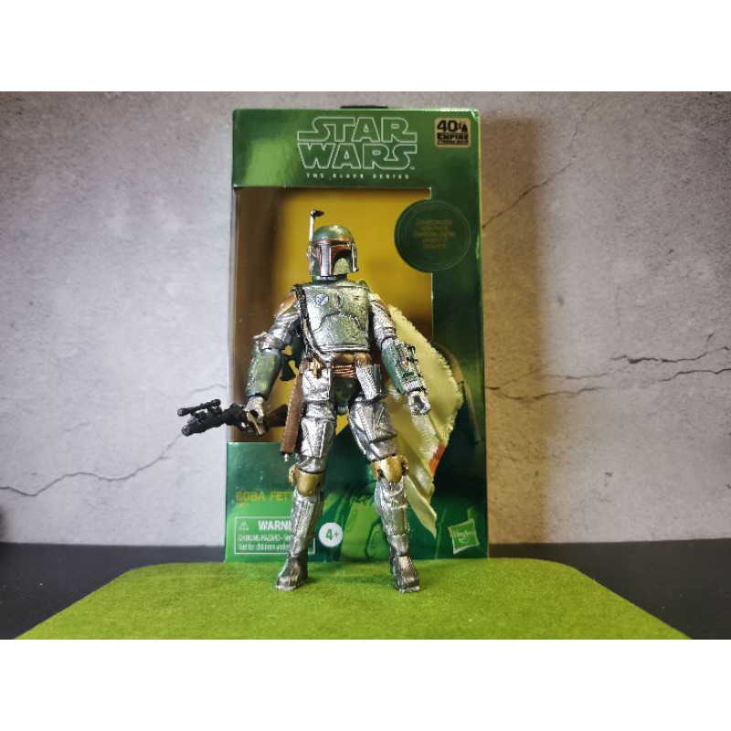 Original Hasbro Star Wars Black Series Boba Fettt Carbonized Version ...