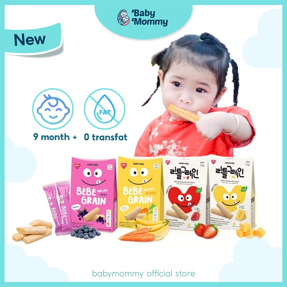 Ready Stock 🇲🇾 Korea KEMY BEBE Grain Baby Rice Snack Organic Baby Snack ...