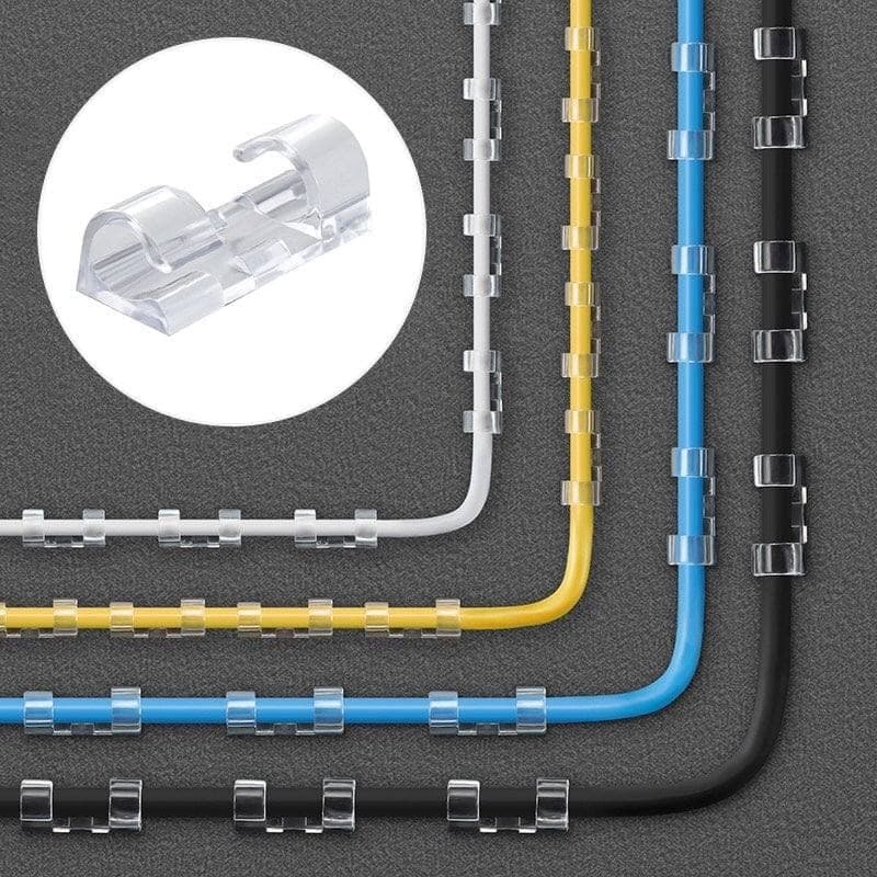 Blister of 20 THREAD WALL-Mounted Electrical Wire Clips | Shopee Malaysia
