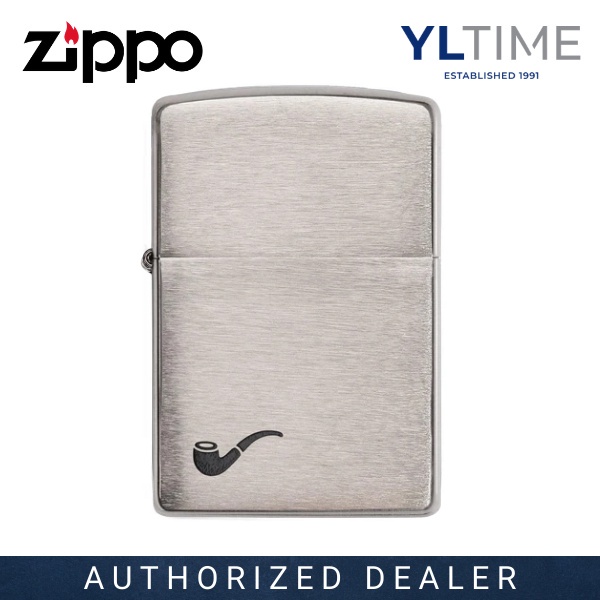 Zippo #200PL Pipe Brushed Chrome Lighter (100% Original & New) | Shopee Malaysia