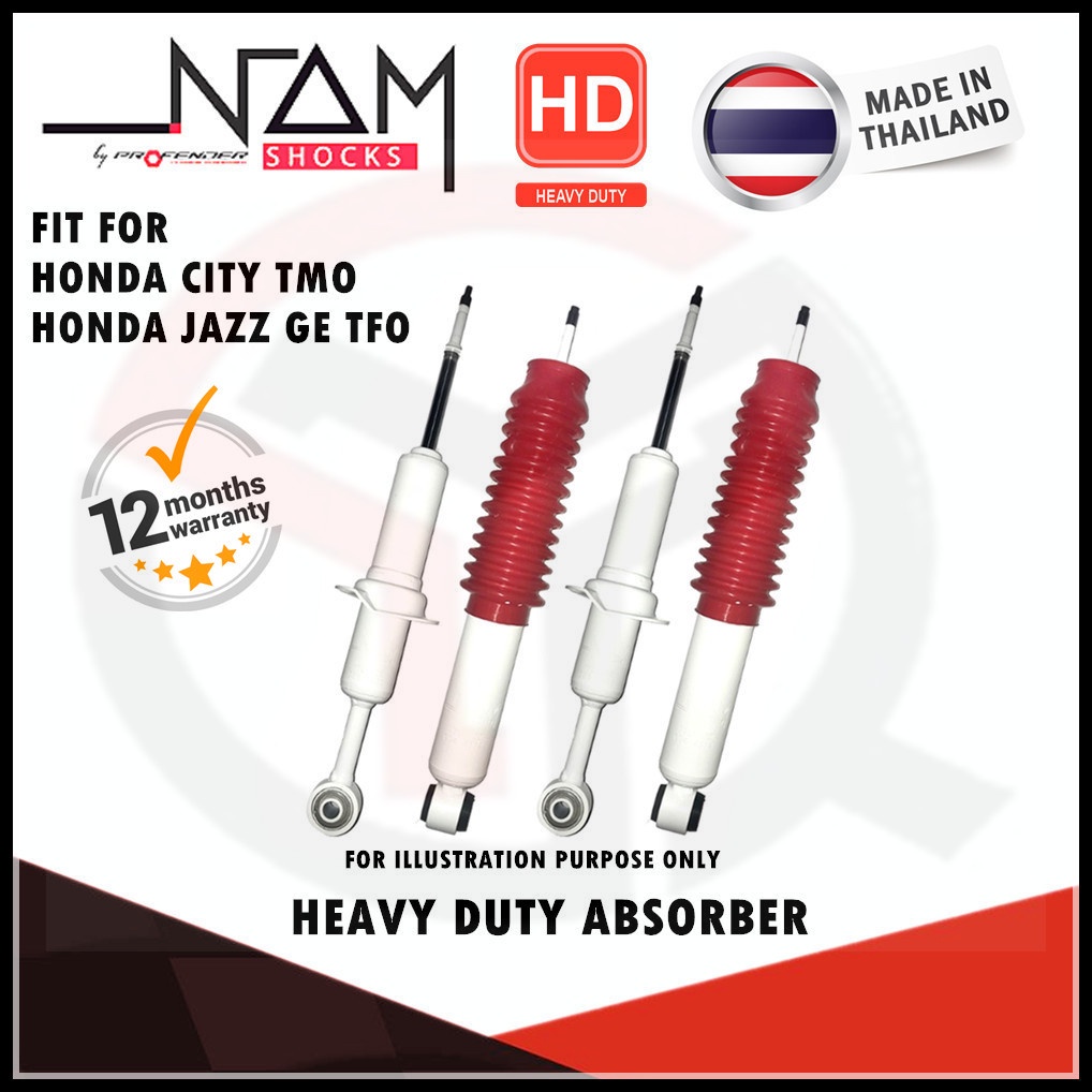 NAM THAILAND HONDA CITY TMO JAZZ GE TFO 2008-2013 FRONT REAR ABSORBER ...
