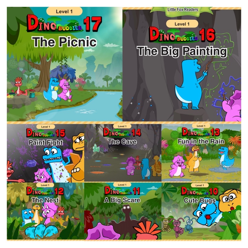 Dino Buddies Kindergarten English Story Book Printable Softcopy PDF ...