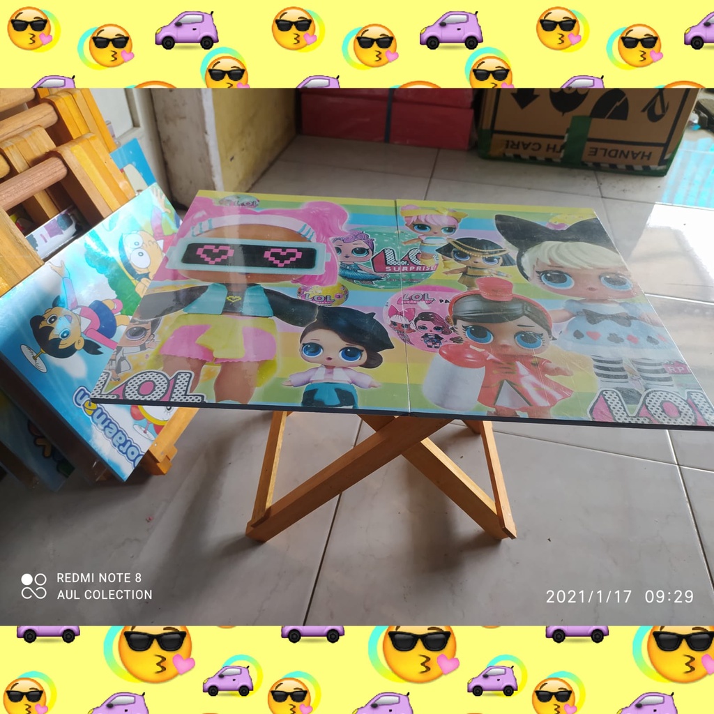 Table/folding Table/Character Folding Table/Children Diligently Learn ...