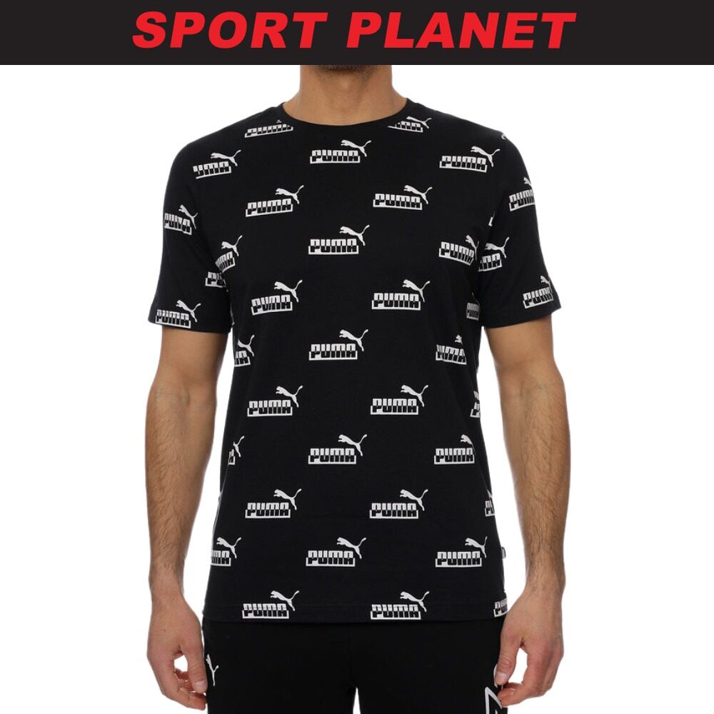 Puma Men Amplified AOP Short Sleeve Tee Shirt Baju Lelaki (585789-01 ...