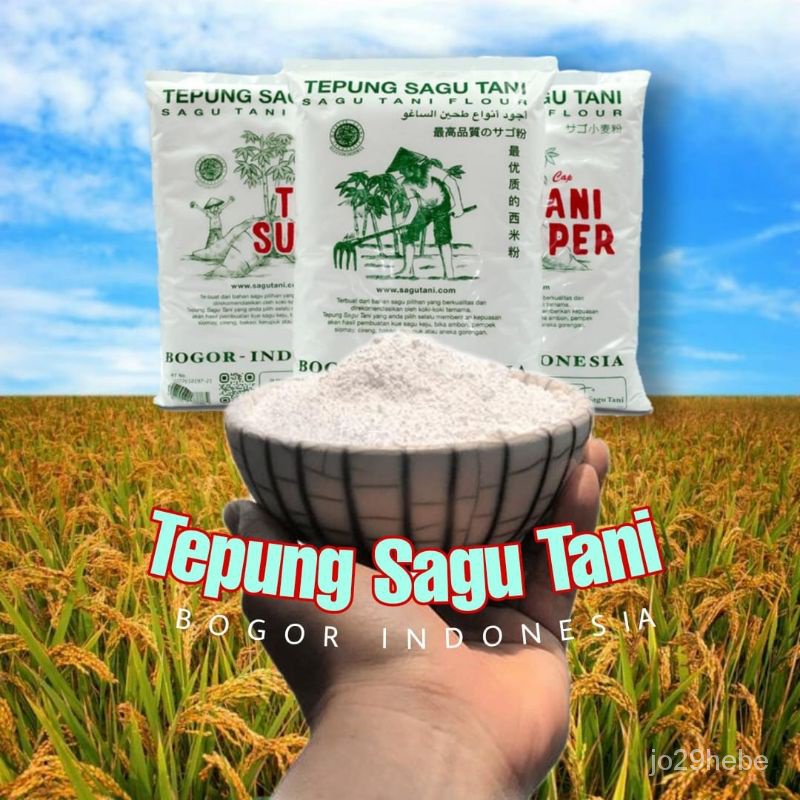 Tepung Sagu Tani Repack 500gm Product Indonesia Flour Gandum Pulut ...