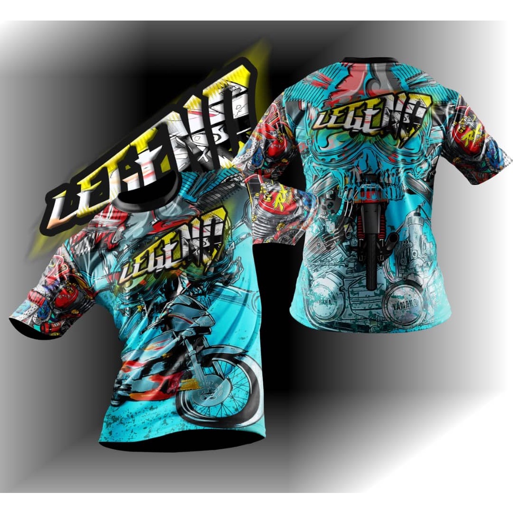 Yamaha RXZ Legend Thailook Sublimation T-shirt | Baju Yamaha RXZ Legend ...