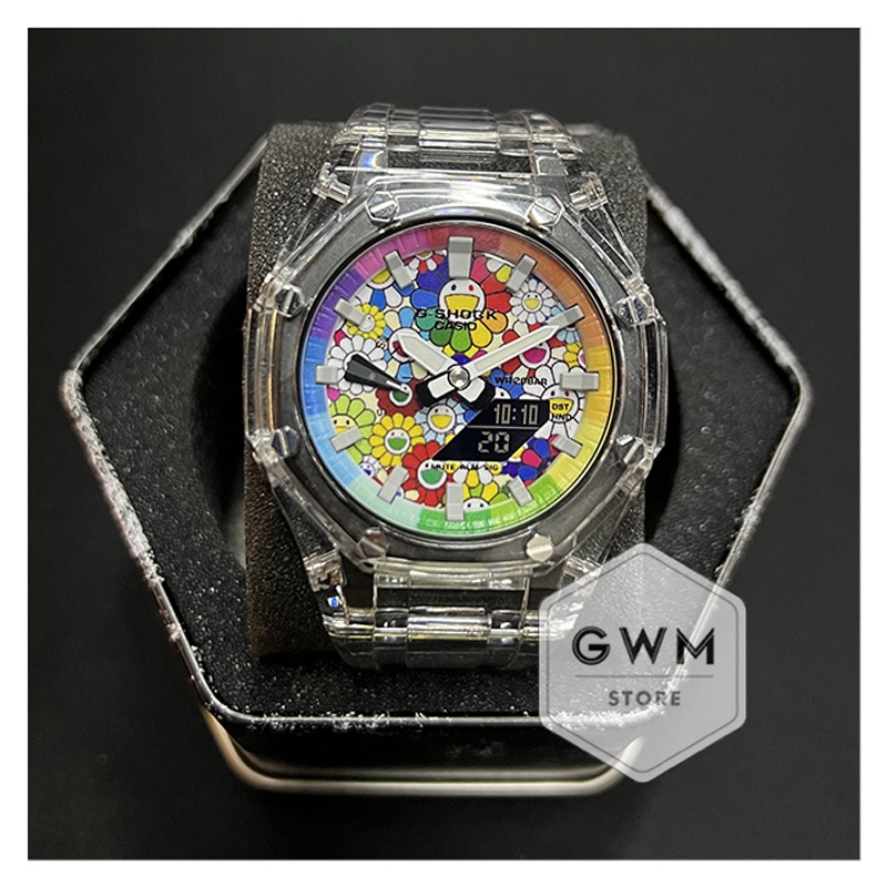 [PRE-ORDER] Casio G-Shock "CasiOak Custom" MURAKAMI 2 (Full Transparent ...