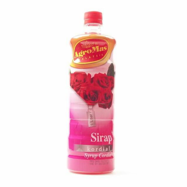 Kordial Sirap Ros Agromas 1Liter | Shopee Malaysia