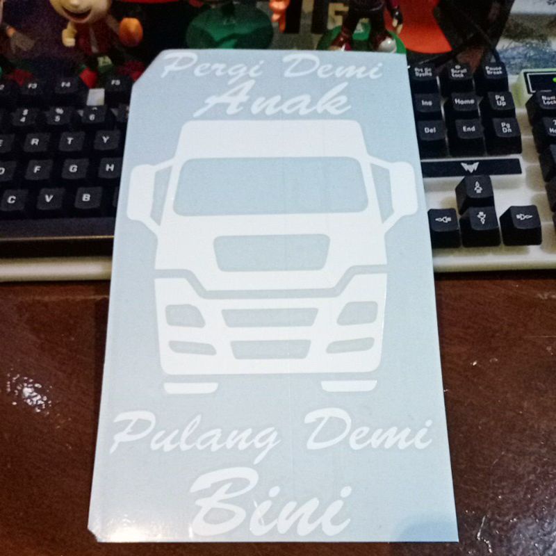 Sticker lori(Pergi Demi Anak Pulang Demi Bini) | Shopee Malaysia