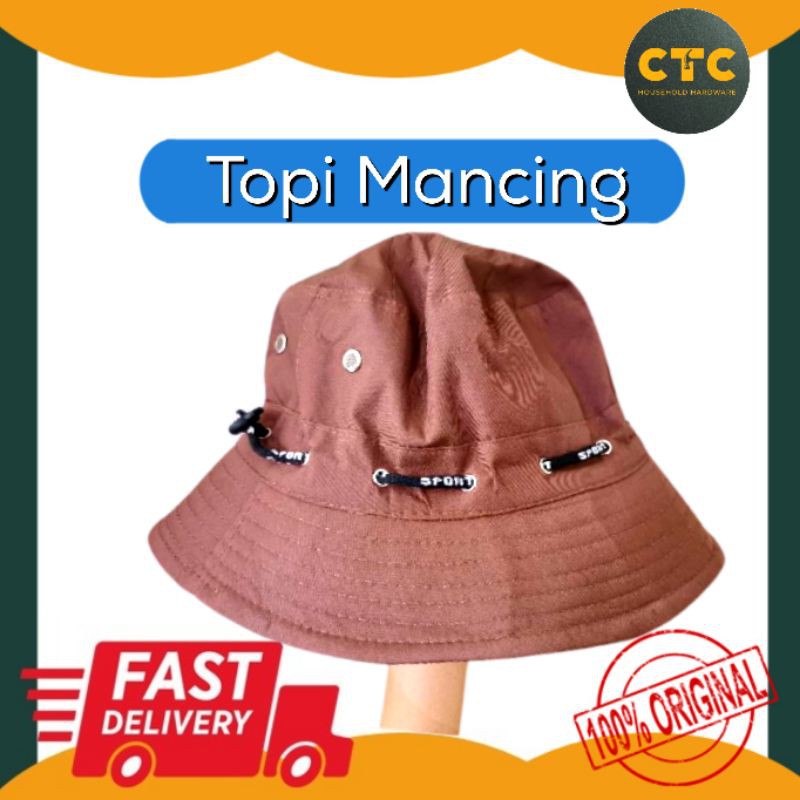 Topi Mancing / Topi Pancing / Fishing Hat / Hiking Hat | Shopee Malaysia
