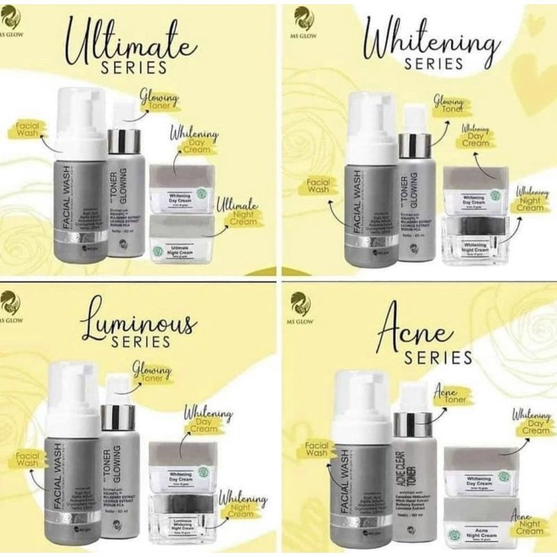 Ms GLOW FACIAL PACKAGE & ORIGINAL WHITE CELL DNA FACIAL PACKAGE (FREE ...