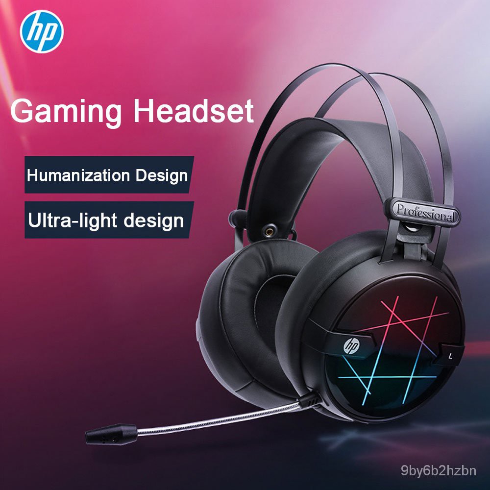 indj HP H160GS7.1 Headphones with USB Wired Gaming Headset With ...