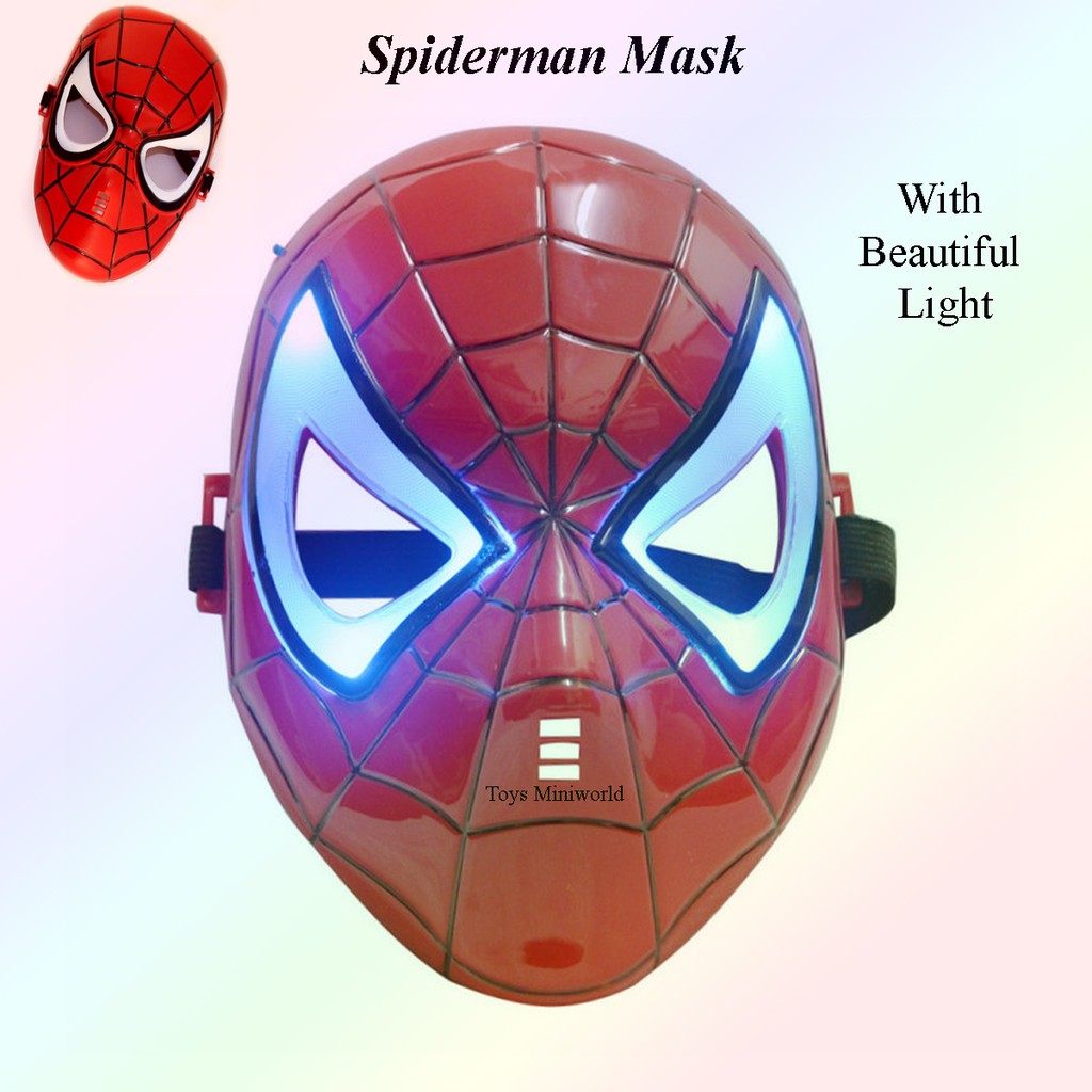 Avengers Spiderman Mask/ Spiderman Topeng Muka Mainan | Shopee Malaysia