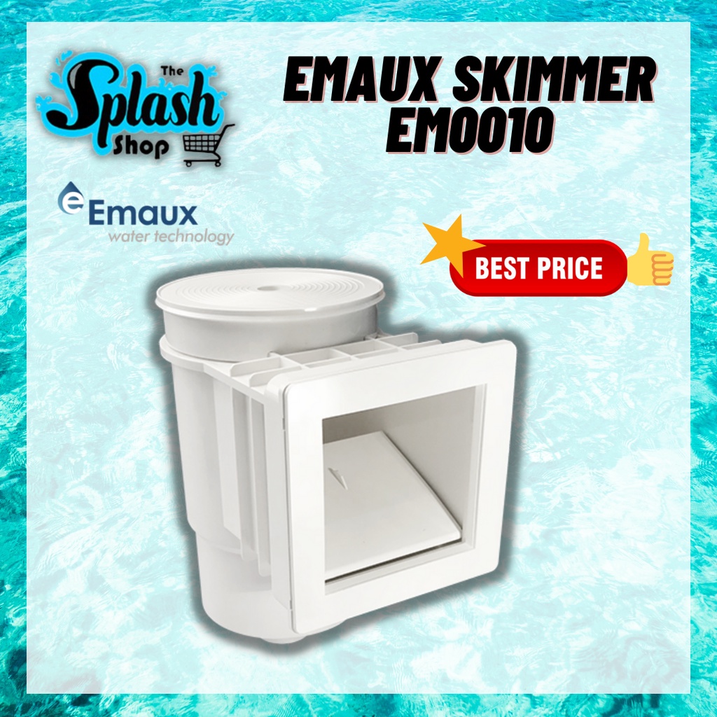 𝐒𝐏𝐋𝐀𝐒𝐇 - [𝐑𝐄𝐀𝐃𝐘 𝐒𝐓𝐎𝐂𝐊] EMAUX Skimmer Box EM0010 (Concrete & Vinyl Pool ...