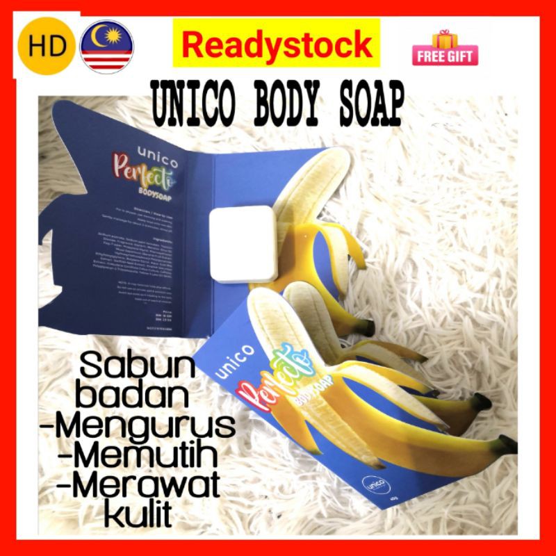 🔥UNICO BODY SOAP | SABUN KURUS | SABUN MERAWAT BADAN | SABUN MEMUTIH ...