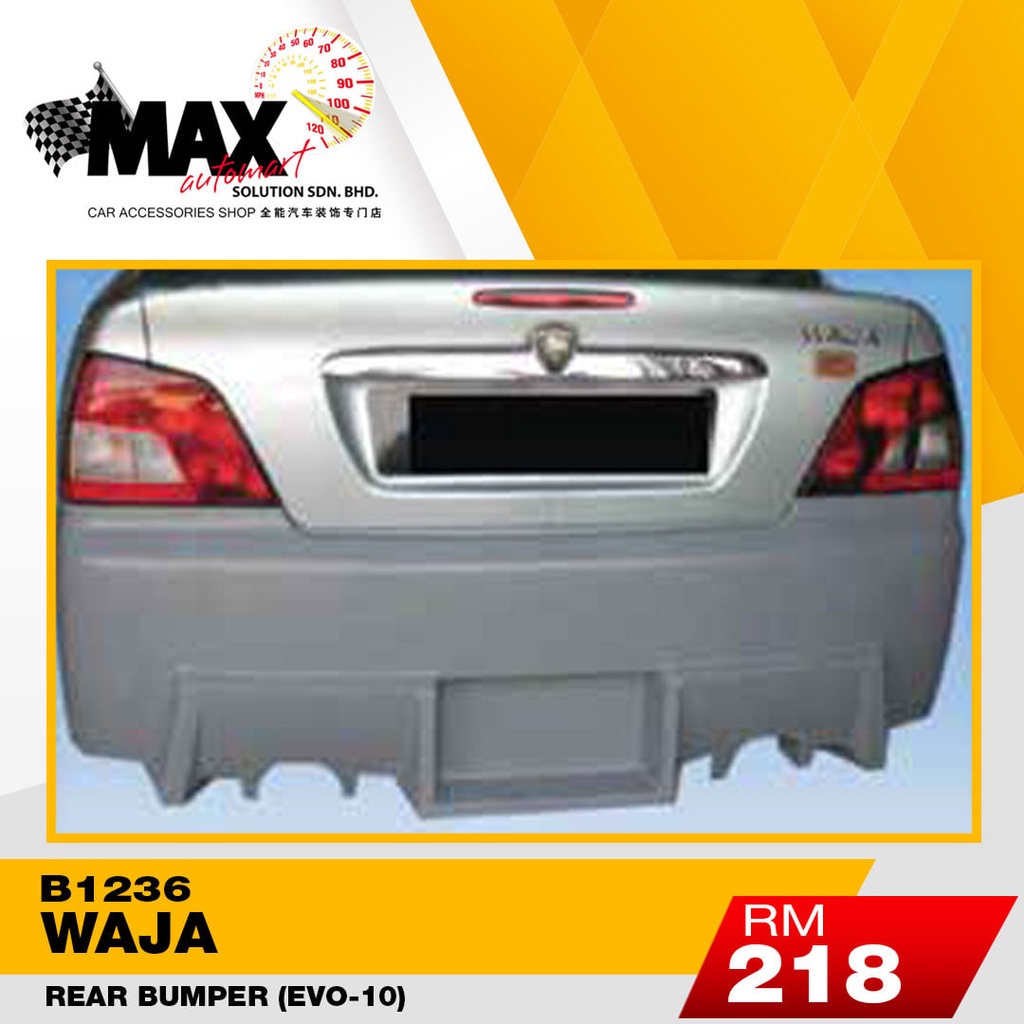 B1236 PROTON WAJA REAR BUMPER EVO 10 BODYKIT | Shopee Malaysia