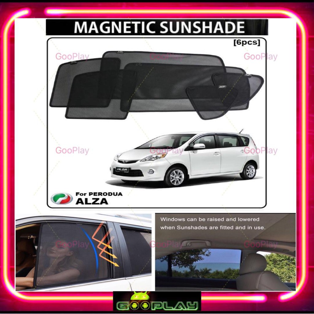 Magnetic Sun Shade Perodua Alza (6pcs) | Shopee Malaysia