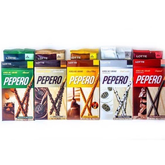 LOTTE PEPERO Assorted Flavours Big Pack (256g) | Shopee Malaysia