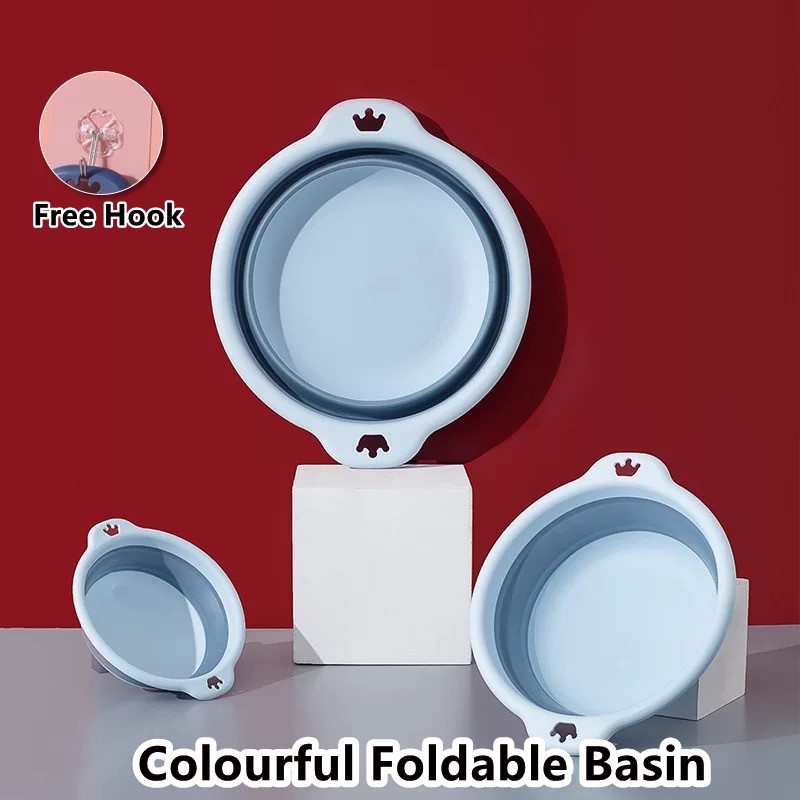 Nordic Foldable Basin Wash Collapsible Folding Basin Travel Face ...