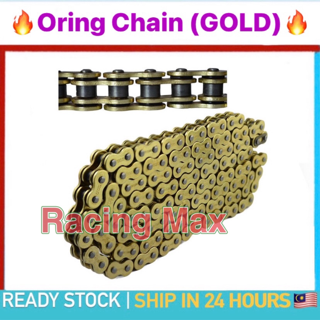 ORING Gold Chain Rantai Emas 520H 520 525 530 GOLD CHAIN O RING O-RING ...