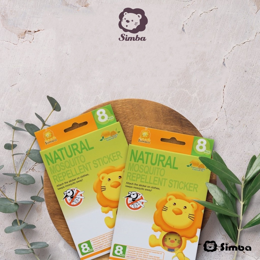 [PROMO] SIMBA Natural Mosquito Repellent Sticker - 8pcs/ Mosquito ...