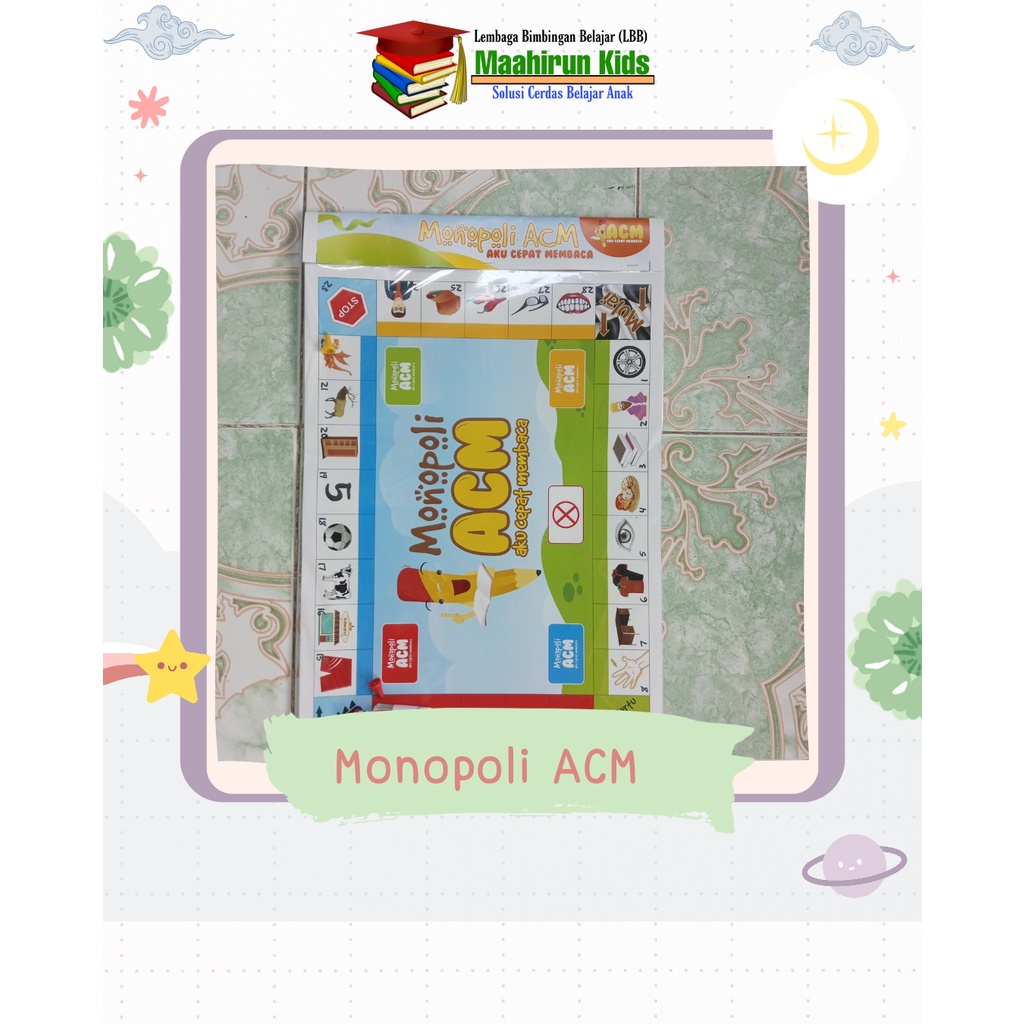 (Uk A3+) Monopoly Educational Game for Children Learning to Read ACM ...