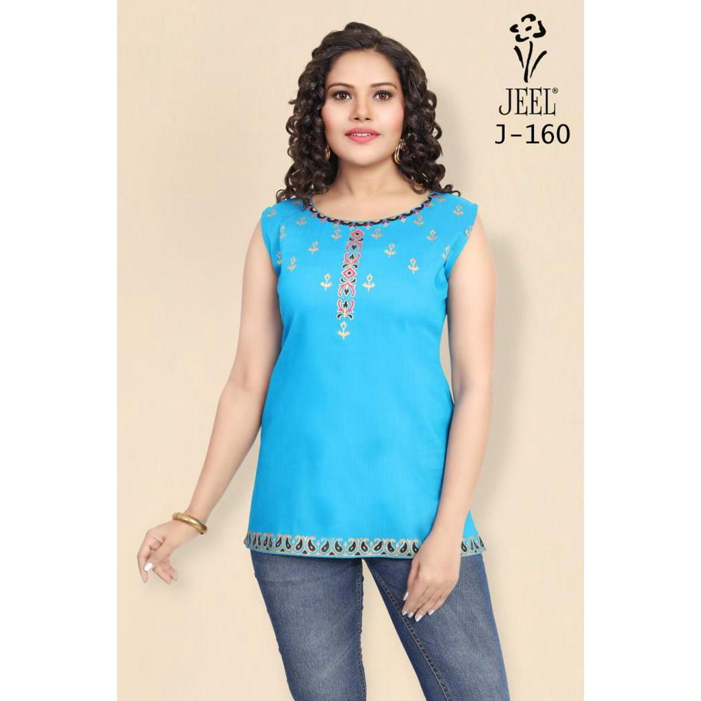 JEEL Sleeveless Short Kurtis for Casual Wear J Series | Shopee Malaysia