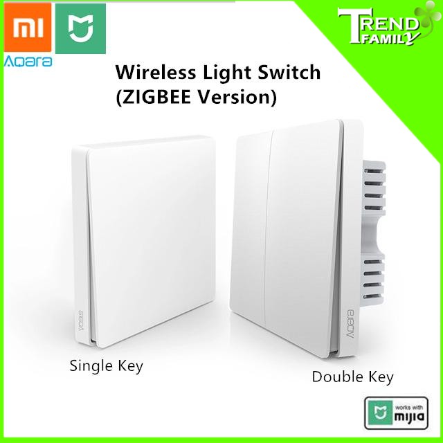 XIAOMI Aqara Smart Home Light Control ZigBee Wall Switch Plug Single ...