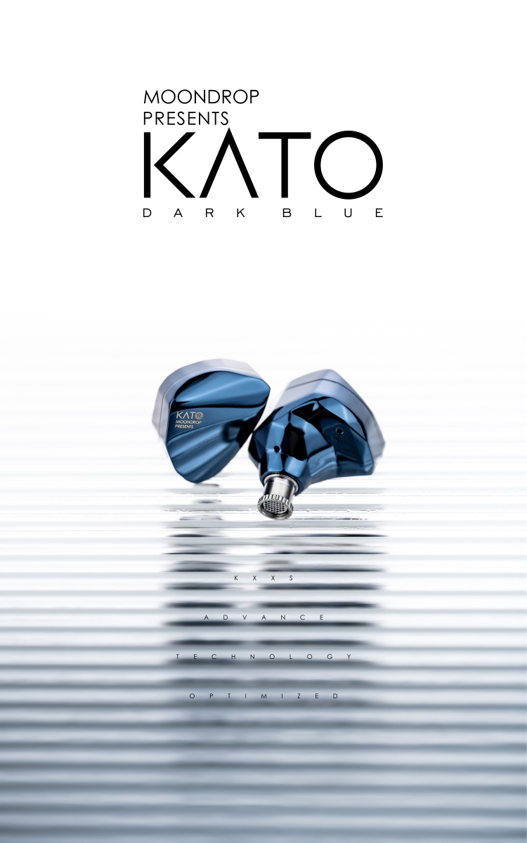 Moondrop KATO DARK BLUE Earphone Flagship Advanced Technology Dynamic ...