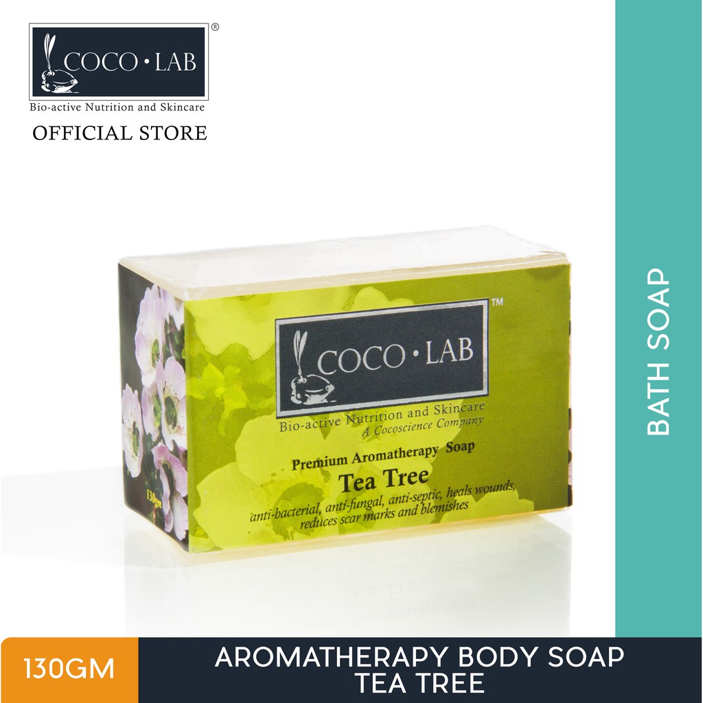 COCOLAB Aromatherapy Body Soap - Tea Tree (for sensitive skin, eczema ...