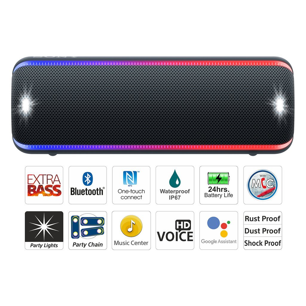 Sony XB32 EXTRA BASS™ Portable BLUETOOTH® Speaker | Shopee Malaysia