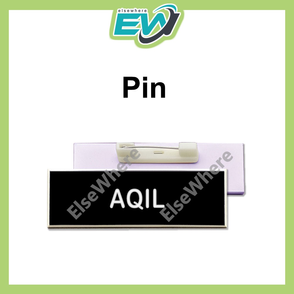 Name Tag MAGNET, Name Tag PIN Untuk Tag Nama Sekolah Cikgu, Nama Tag ...