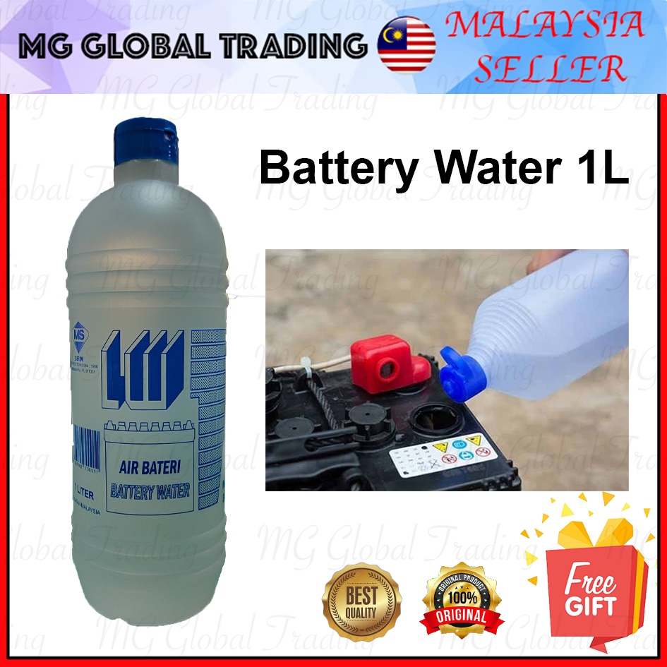 Deionised Battery Water (1L)Suitable for lead-acid battery for car/ Air ...