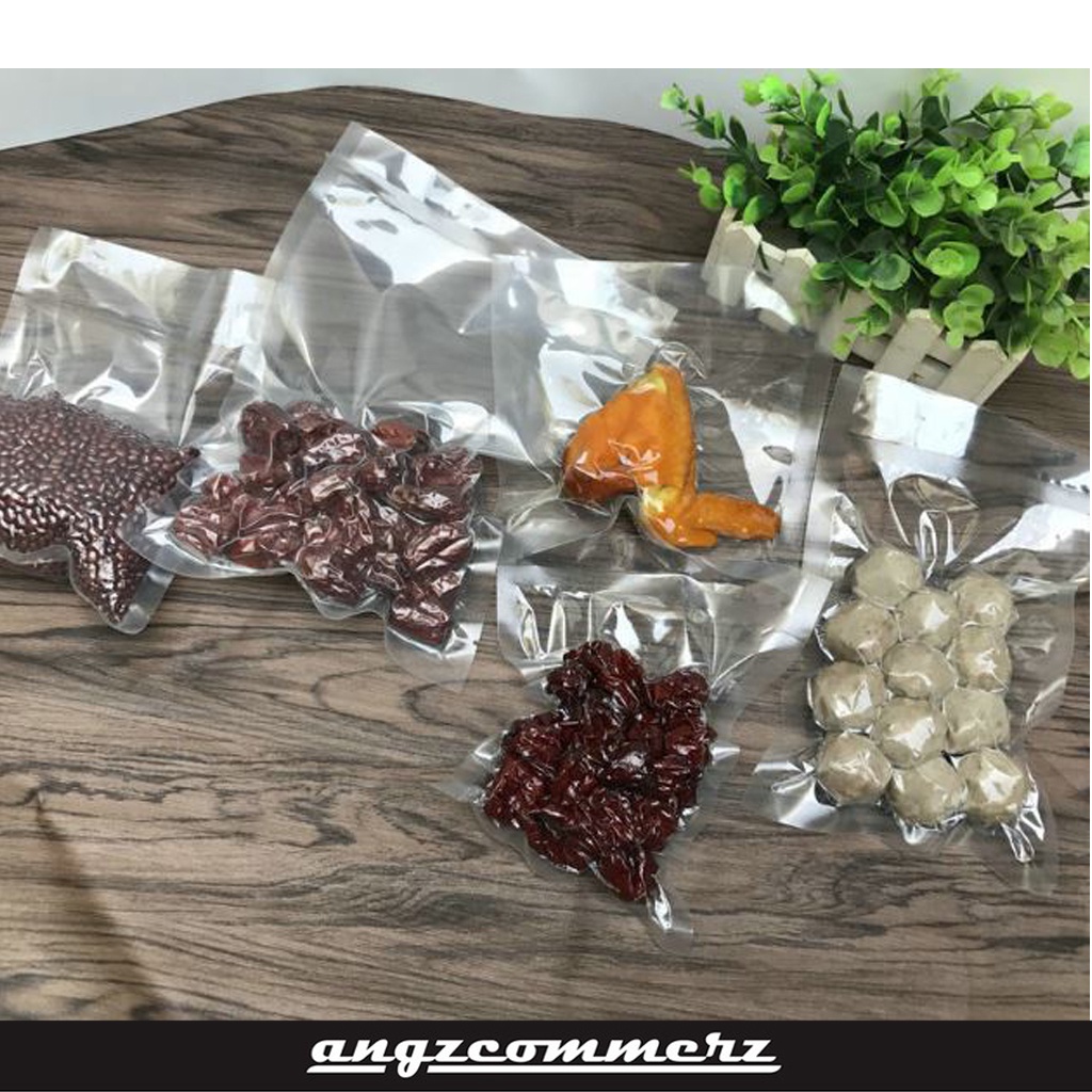 Vacuum Flat Smooth Sachet Pack Clear Plastic Sachet Thicksy | Shopee ...