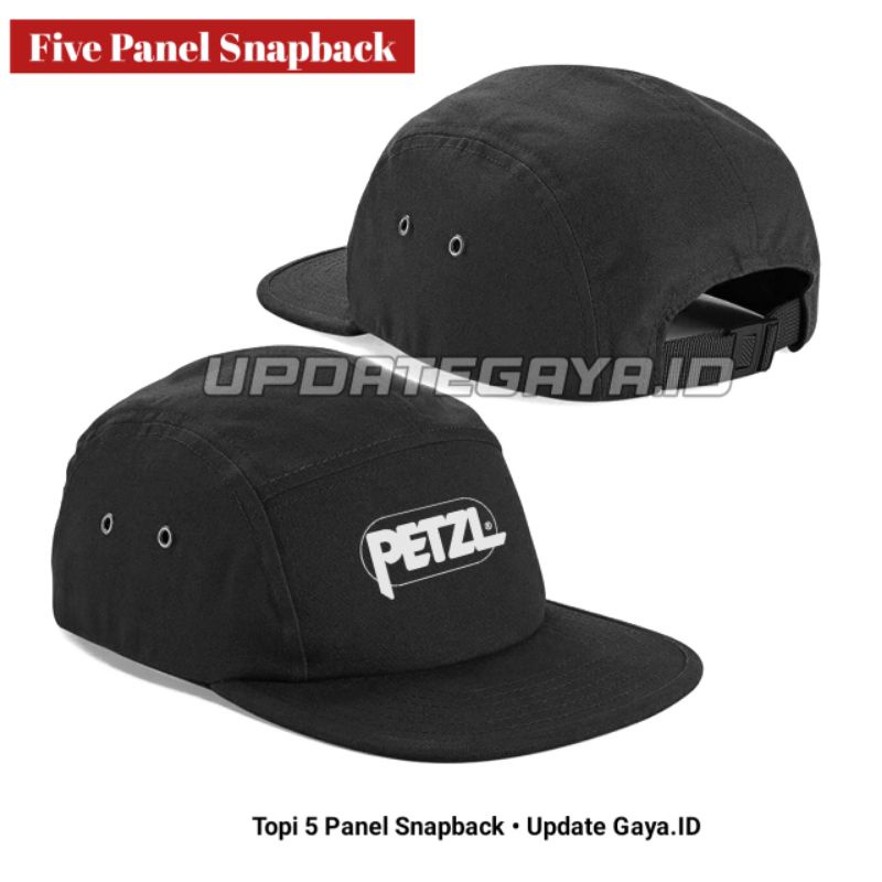 Petzl 5 PANEL HAT | Snapback FIVE PANEL HAT | Distro Hat | Men's hat ...