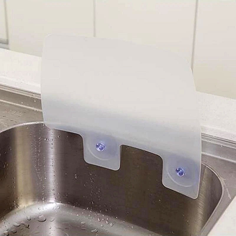 Anti-Splash Proof Retaining Plate Kitchen Sink Splash Guard Dish ...